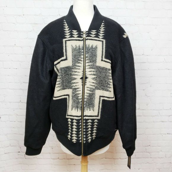 Pendleton | Jackets & Coats | Pendleton Harding Park Jacquard Bomber ...